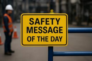 Safety Message of the Day: Tips for a Safer Workplace